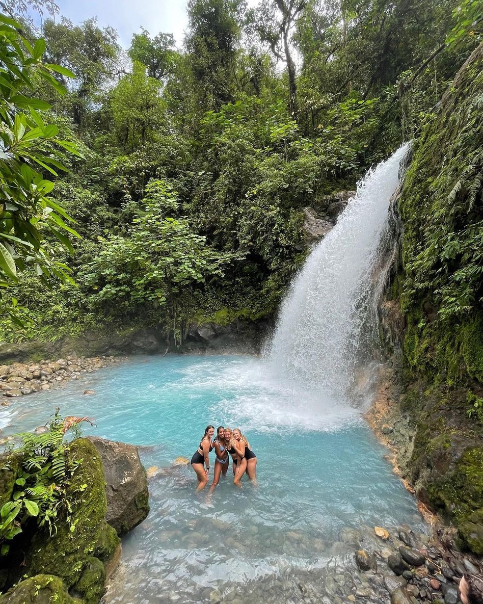 Blue Falls Costa Rica Really Does Have The Bluest Waterfalls
