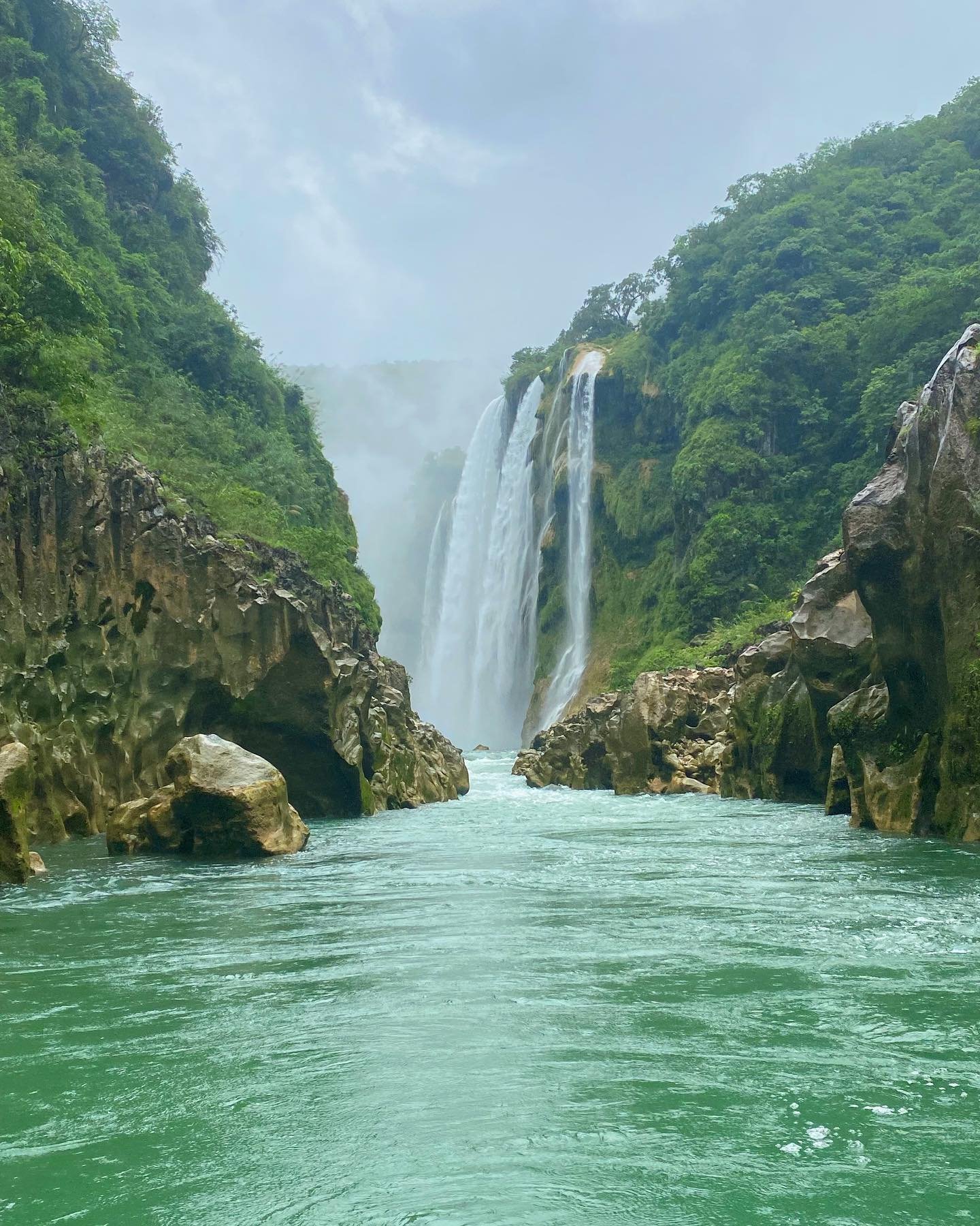 We're Loving The Tamul Waterfall in Mexico