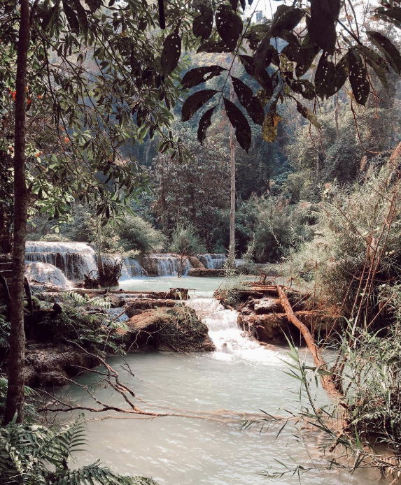Come Swim In The Prettiest Turquoise Waterfalls in Laos