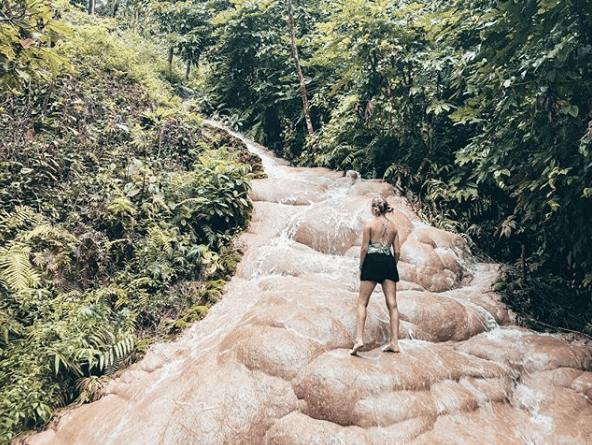 The Bua Tong Sticky Waterfall Is Right By Chiang Mai, Thailand