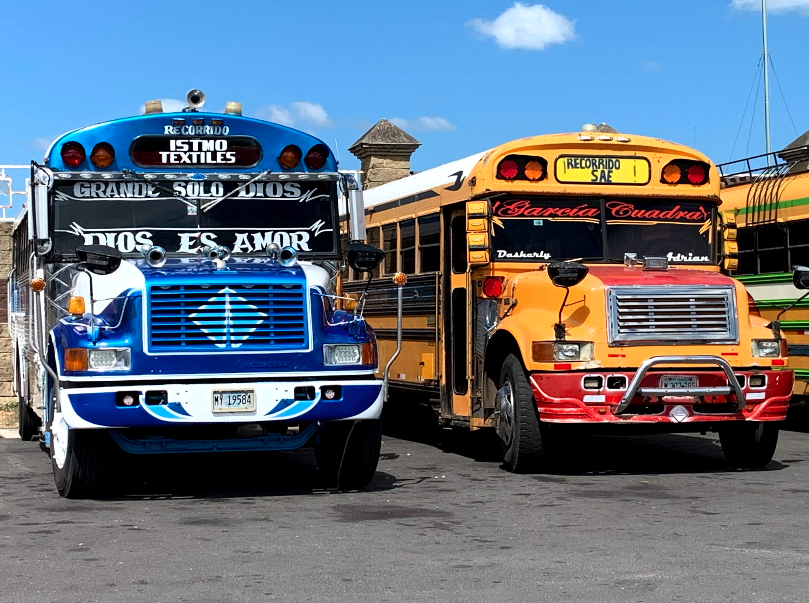 Traveling By Bus In Nicaragua