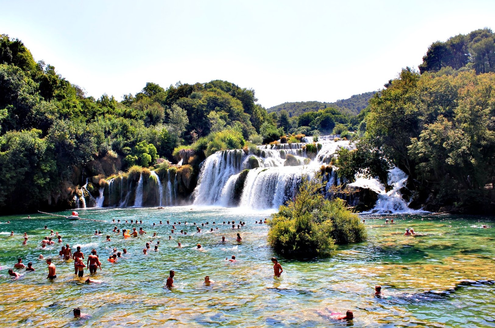 You Can Actually Swim In Croatia's Krka Waterfalls